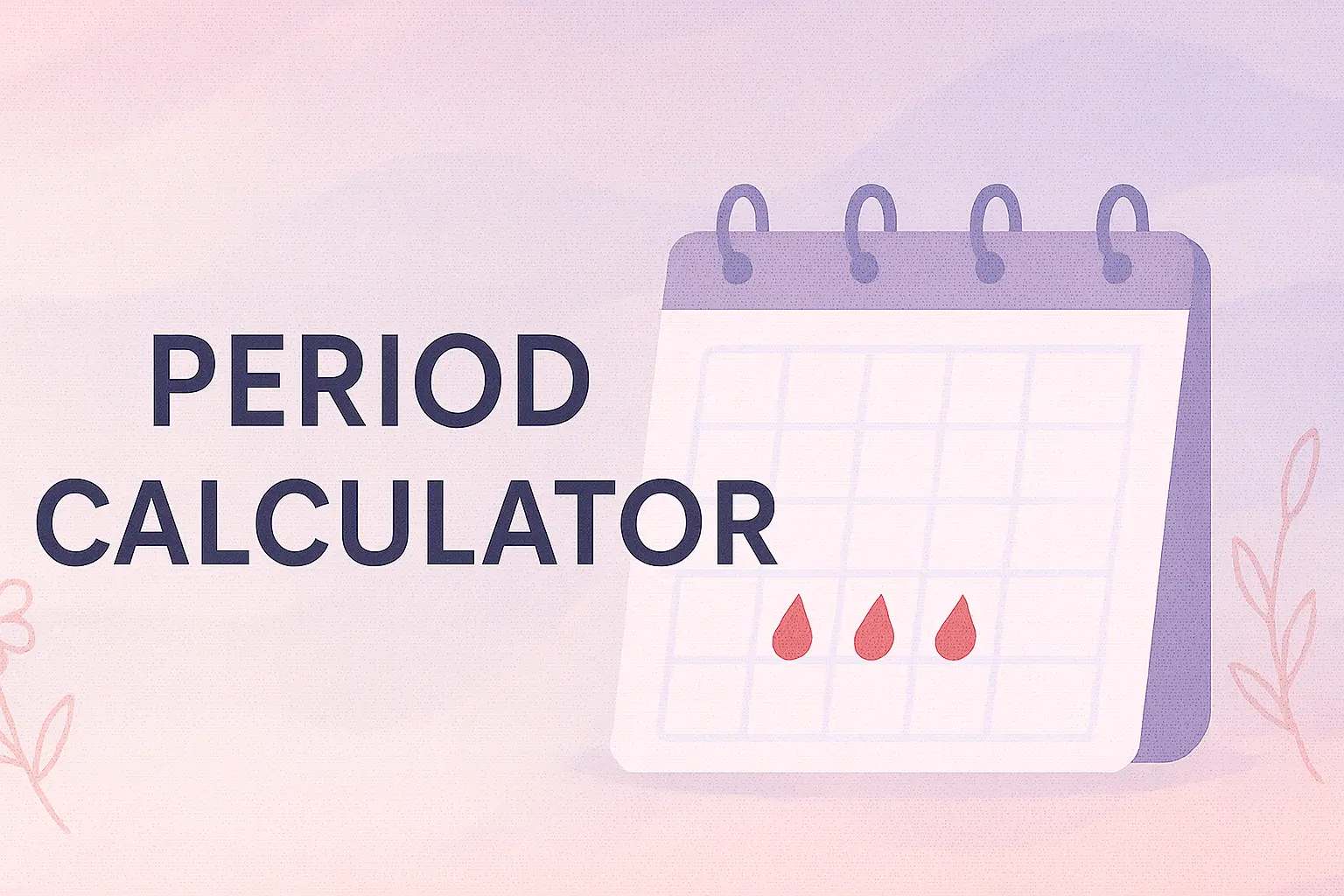 Period Calculator – Predict Your Next Period Easily